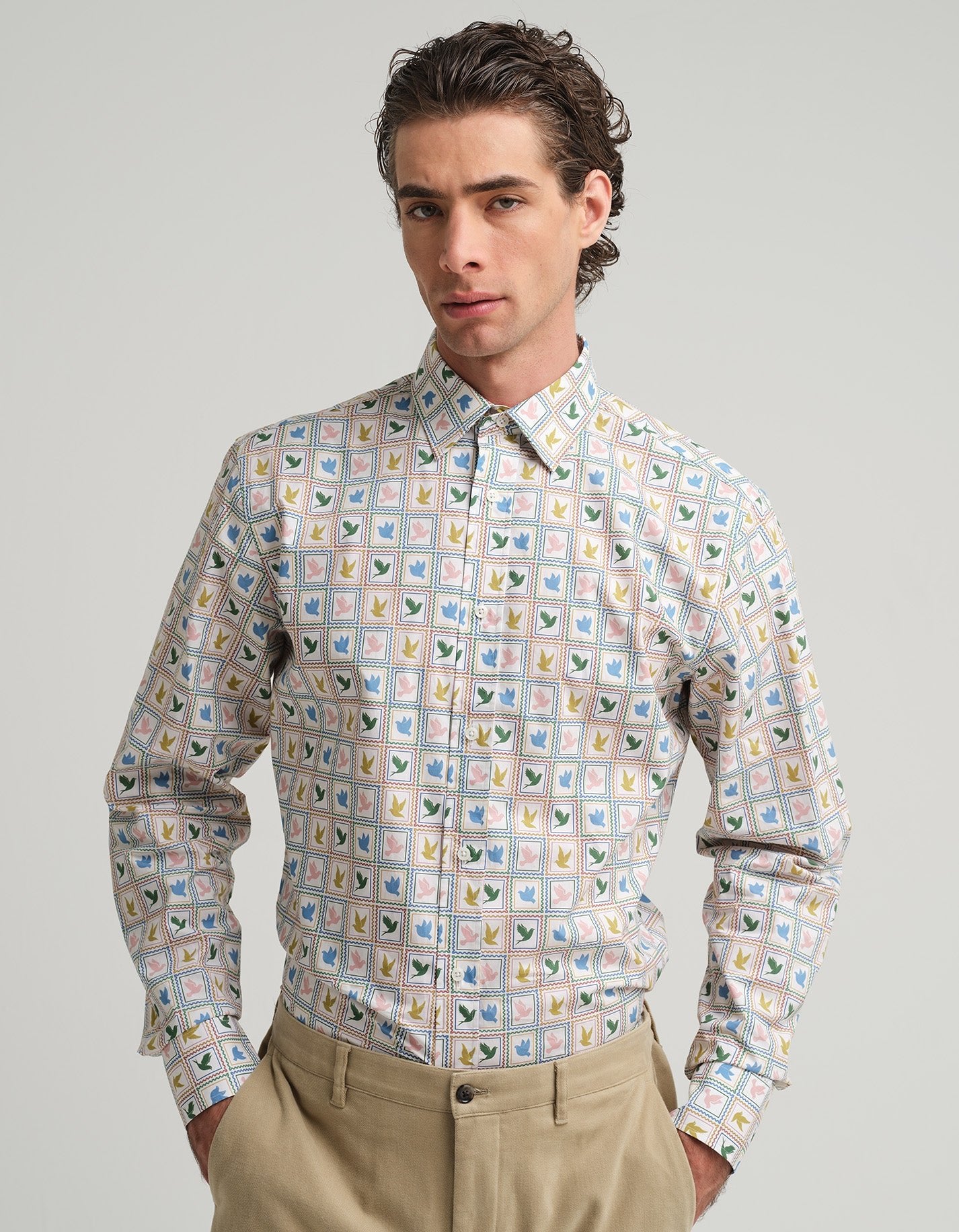 Dove Stamp Shirt | Gresham Blake Online