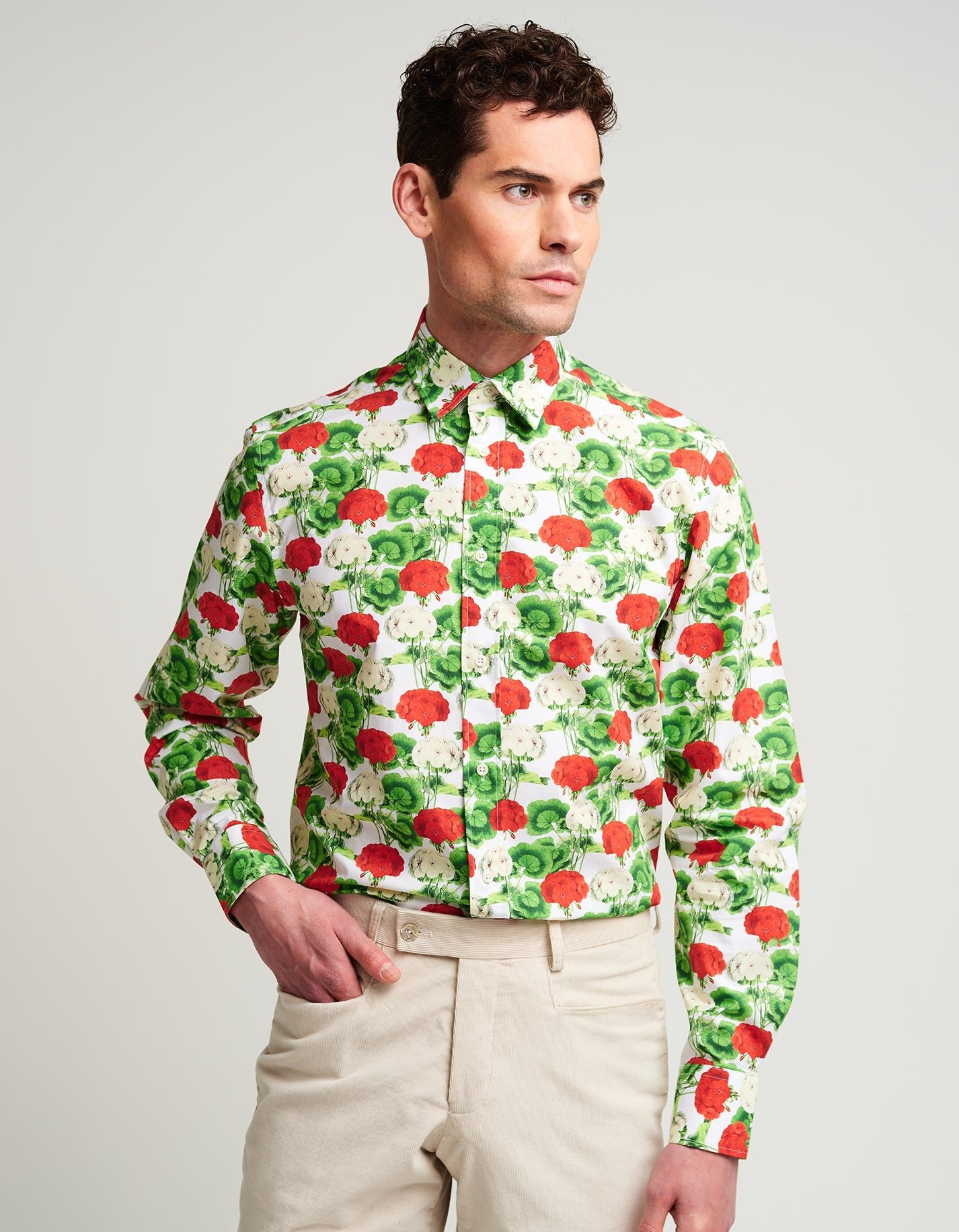 Geraniums Shirt | Gresham Blake Online