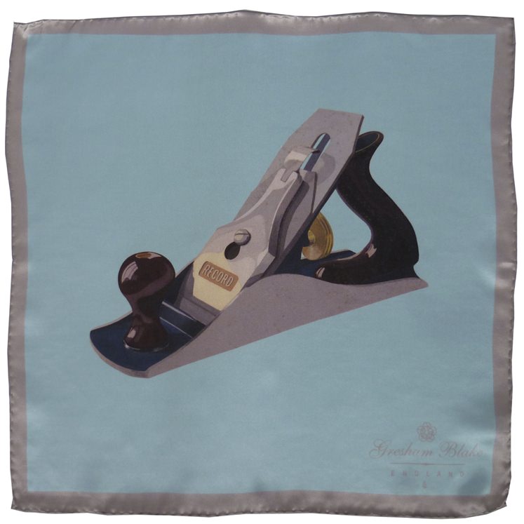 Shop Blue Tool Pocket Square | Gresham Blake – Gresham Blake Online